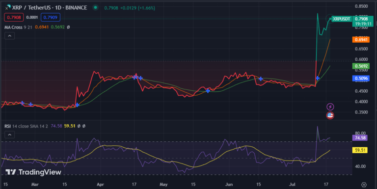 Ripple (XRP) Market Cap Continues to Surge Post-SEC Victory!