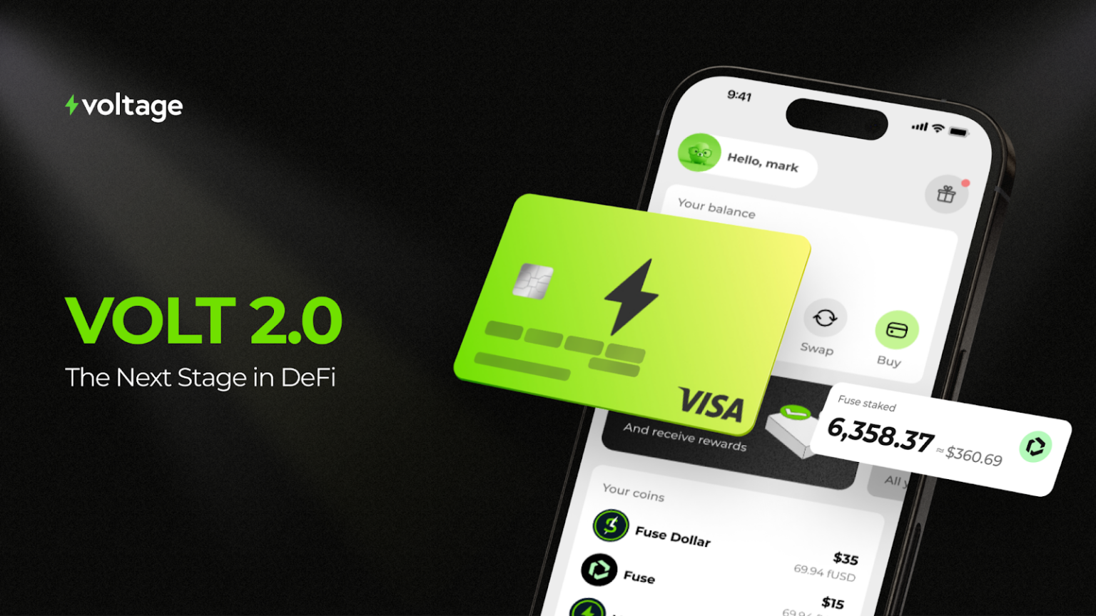 Fuse Launches Volt App 2.0 with Crypto Debit Card - TheNewsCrypto